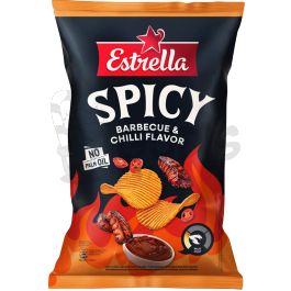 Estrella Spicy Barbeque Style potatischips 115g
