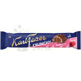 Karl Fazer Crunchy Hallon chokladstång 50g