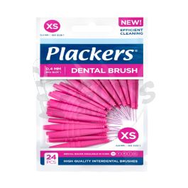 Plackers Dental Brush mellanrumsborste XS 0,4mm 24kpl