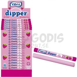 Vidal Dipper Jordgubb chew bar 200st