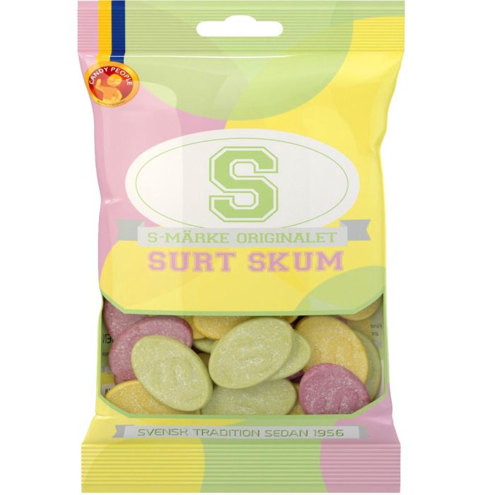 Candy People S-Märke Surt Skum 70g